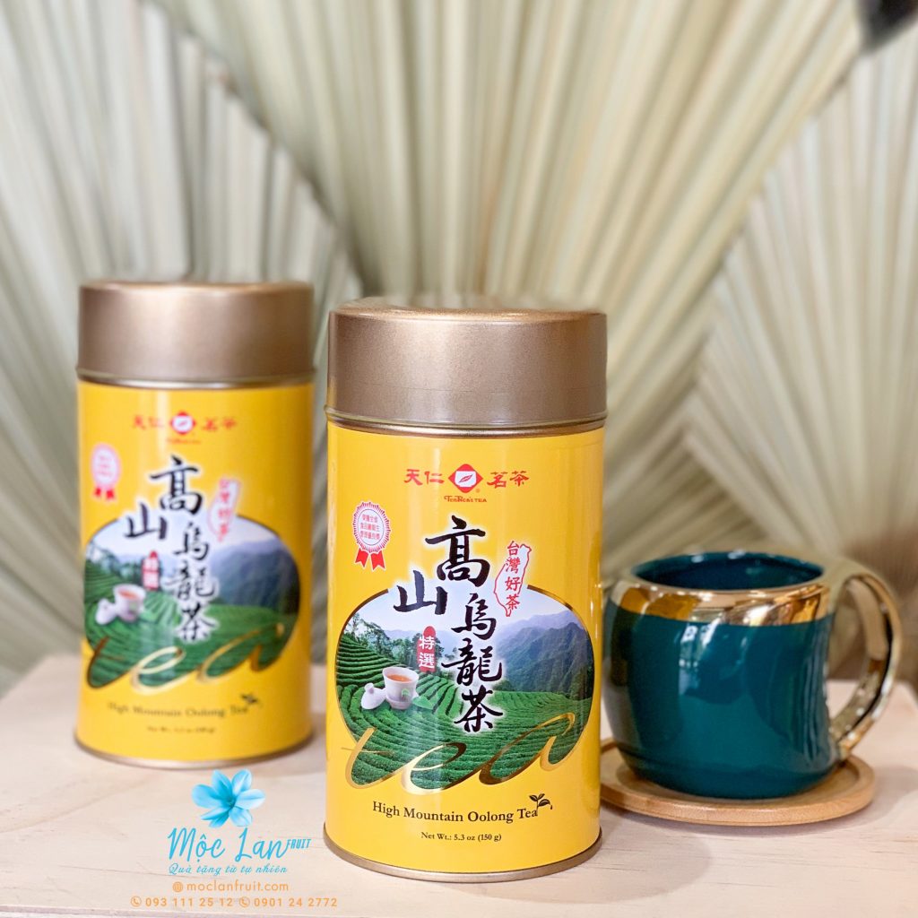 High Mountain Oolong Tea Taiwan 150gr (Trà Oolong Cao Sơn Hộp Thiếc ...