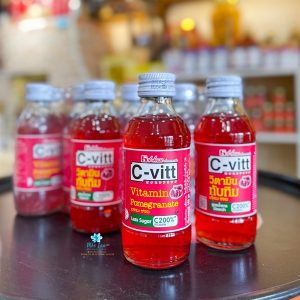 Nước Lựu Vitamin C-vitt Thái Lan 140ml - Chai - MỘC LAN FRUIT