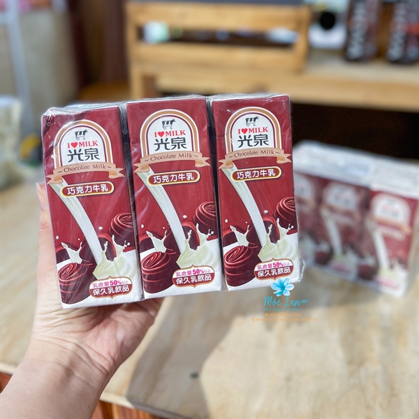 Sữa Socola Kuang - Chocolate Đài Loan 200ml - Lốc - MỘC LAN FRUIT